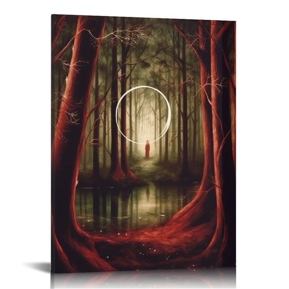 COMIO Famous Paintings Wall Art - (Lunar Reflection) - Canvas Print ...