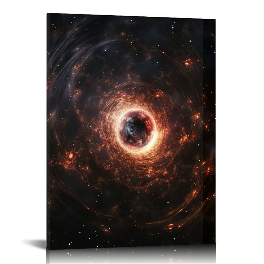 COMIO Fantastic Outer Space Canvas Prints Wall Art Blue Purple Nebula ...