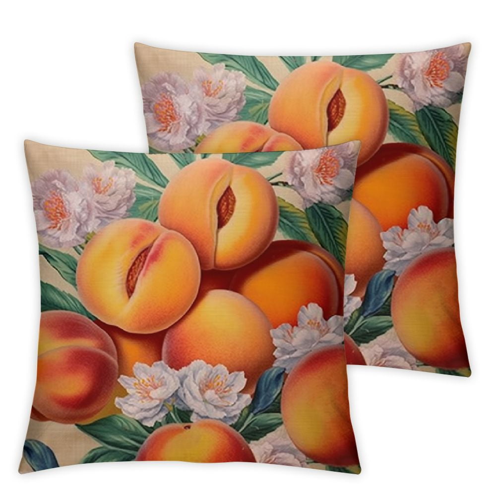 COMIO Farm Fresh Produce Decor Pillow Covers Set of 2 Fruit with ...