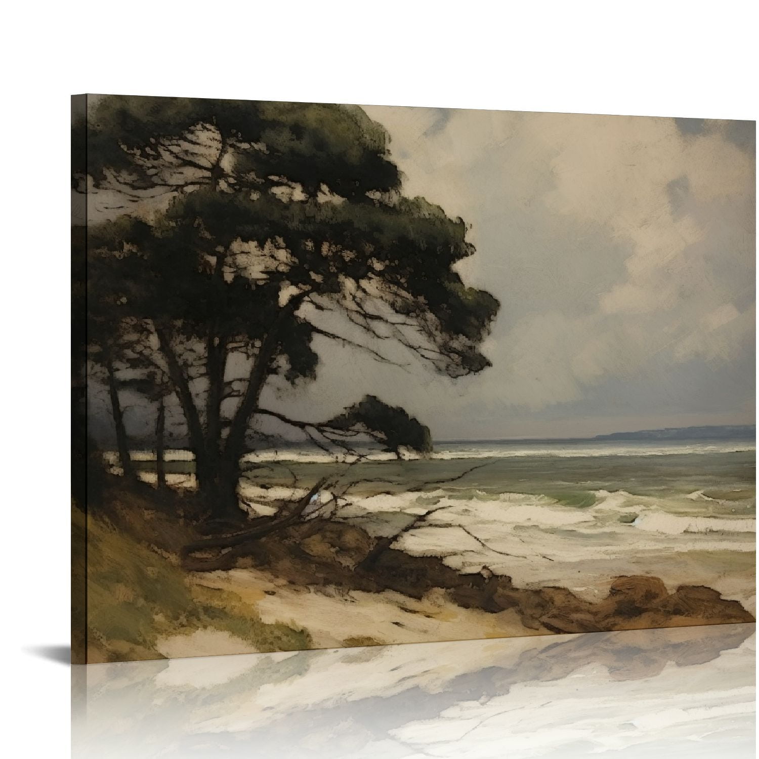 COMIO Farmhouse Still Life Picture Living Room - Abstract Coastal ...