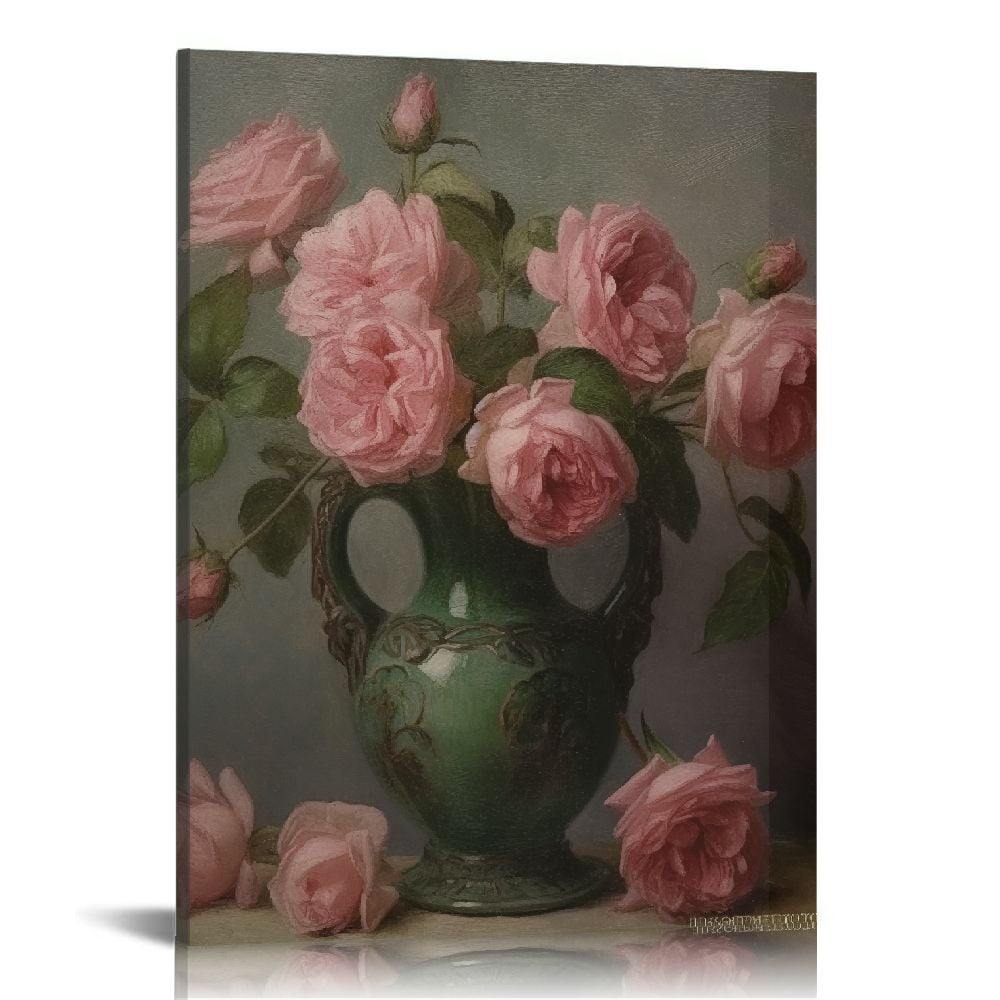 COMIO Farmhouse Still Life Picture Living Room - Art Print- Rustic ...