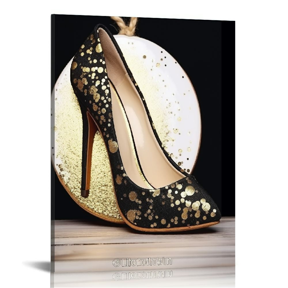 COMIO Female Bedroom Wall Art Decor High Heel Print Picture Wall Decor ...