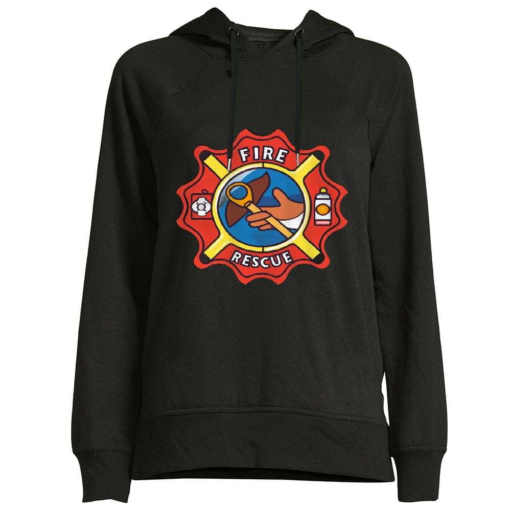 COMIO Fire Rescue Department Hoodie for Firefighters Firemen EMS ...