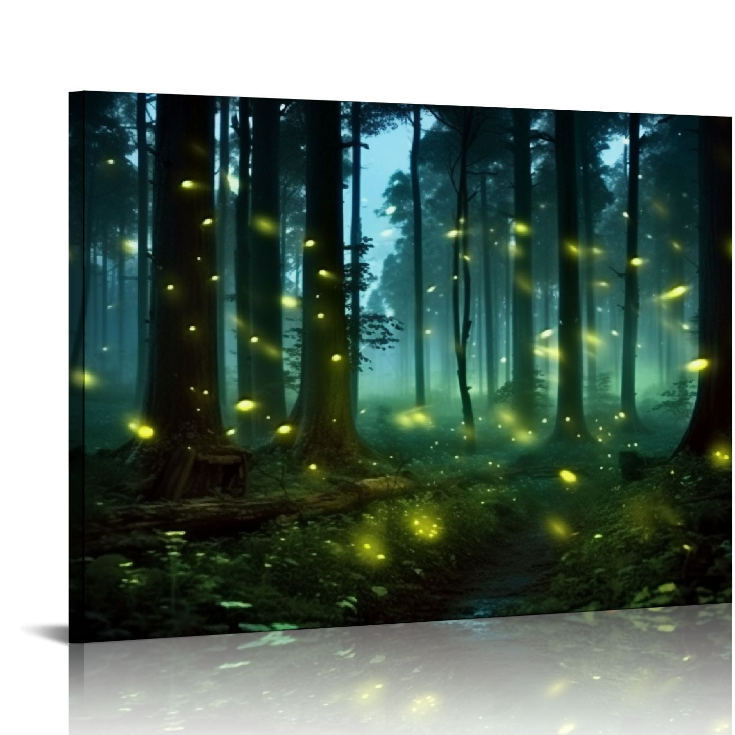 COMIO Fireflies Glow At Night Summer Forest Scenery Photograph ...
