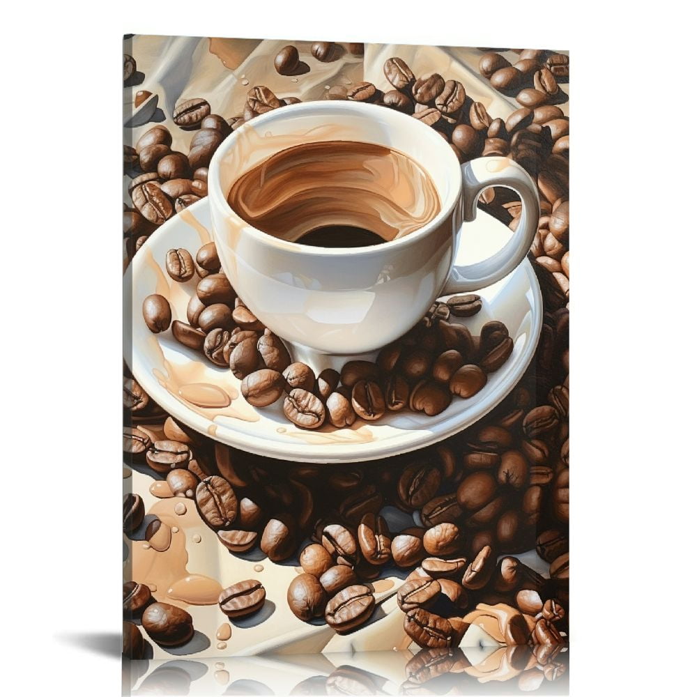 COMIO But First Coffee Sign Wall Art Vintage Black and White Coffee ...