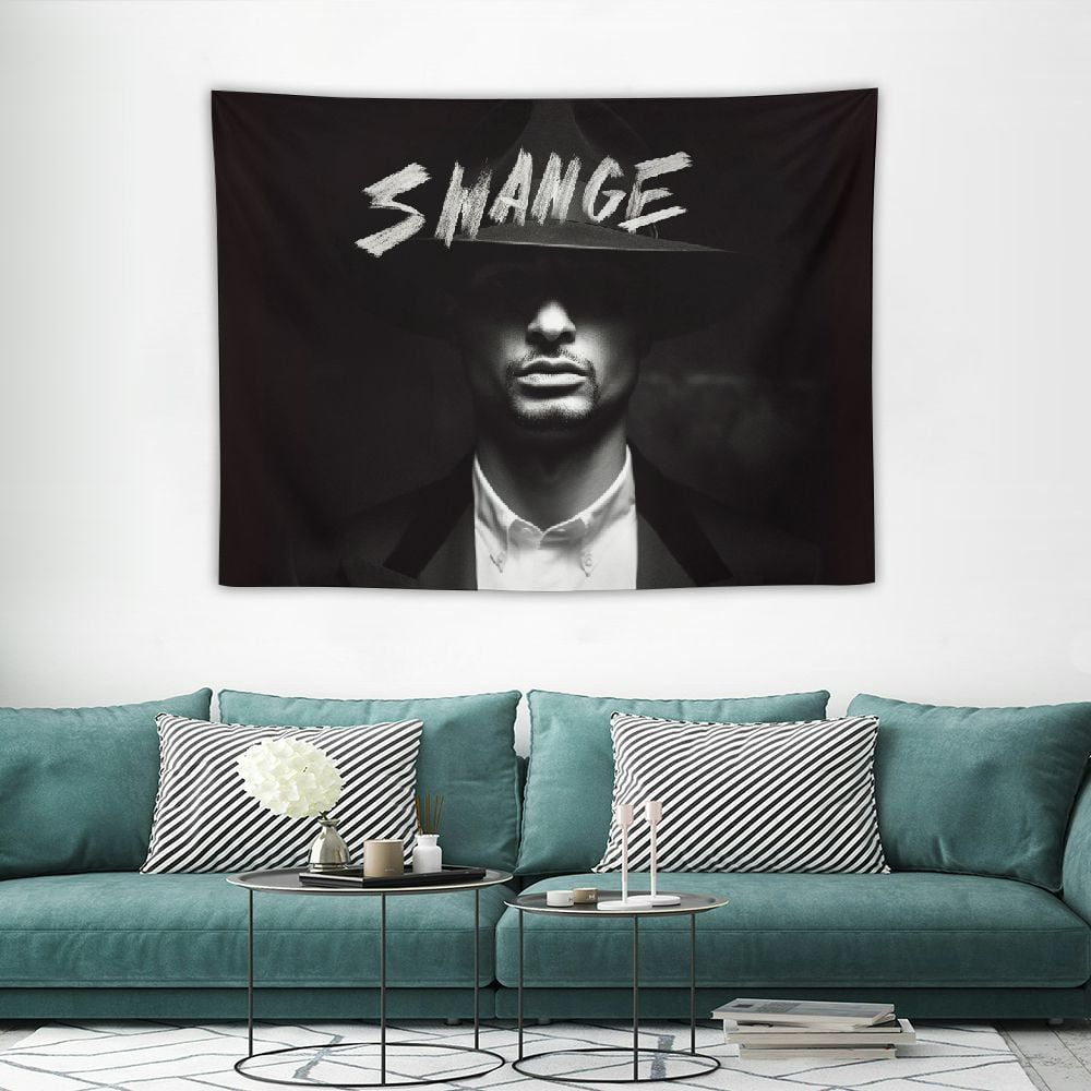 COMIO Flag Tapestry Rapper I am Pop Art Mural Blanket Album Cover ...