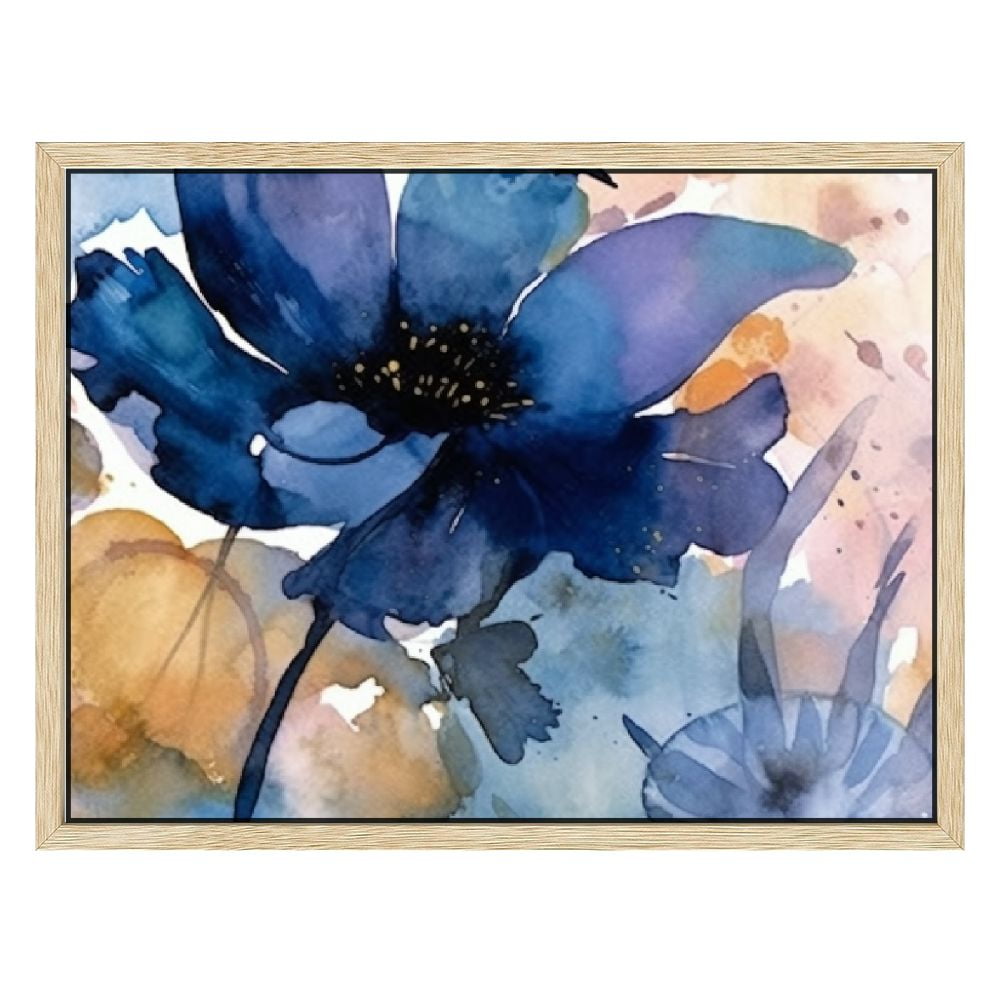 COMIO Flower Canvas Prints Art for Bedroom Watercolor Lotus Flower ...