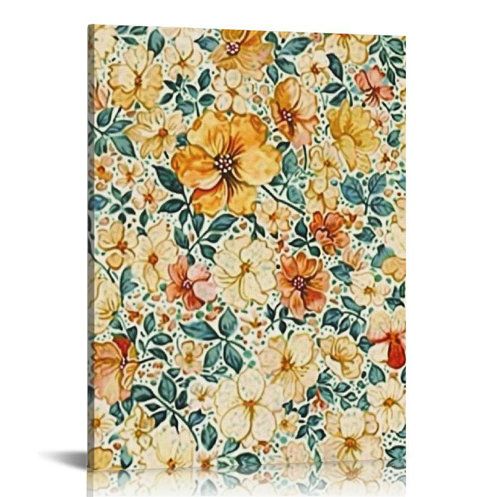 COMIO Flower Market Wall Art Prints Art Poster \ Floral Drawing Posters ...