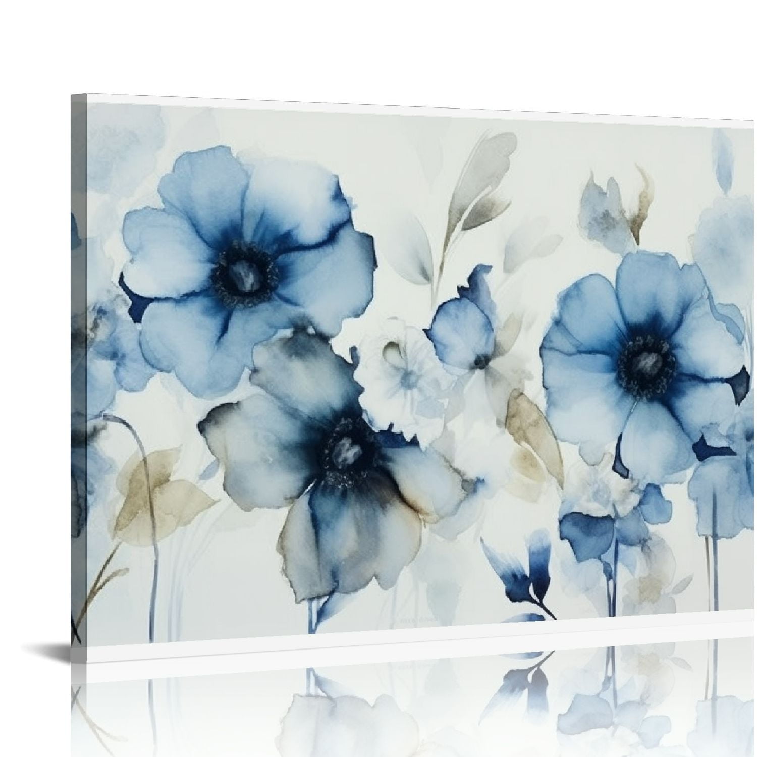 COMIO Flowering Indigo Canvas Wall Decor by Artist Carol Robinson for ...