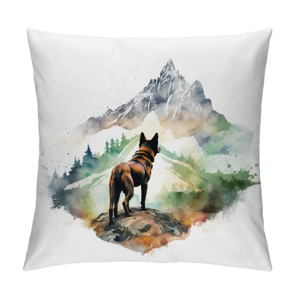 COMIO Forest Animal Pillow Covers Bear Deer Wolf and Rabbit Cushion ...