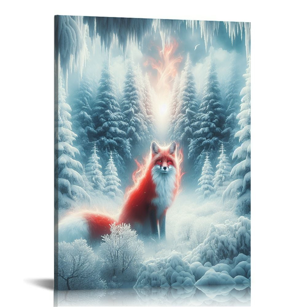 COMIO Fox Wall Decor Art Tin Sign,Once Upon A TIME There Was A Girl WHO ...