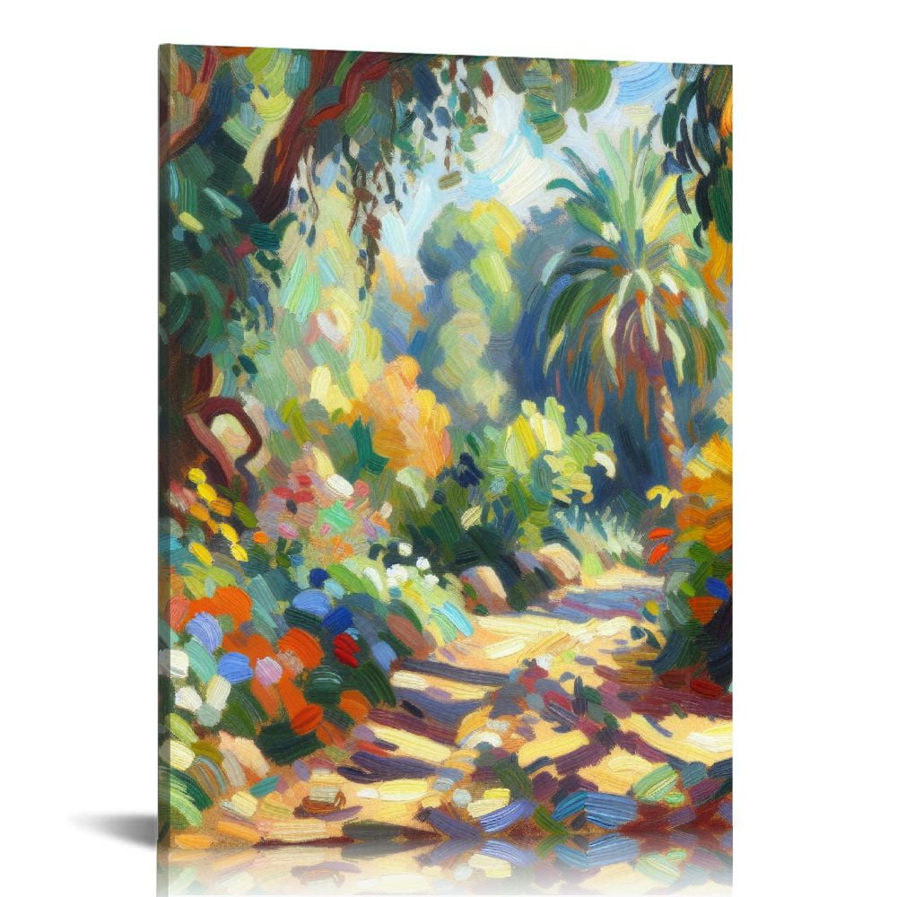 COMIO Framed Sage Green Matisse Wall Art Vintage Vin Gogh Flower Market ...