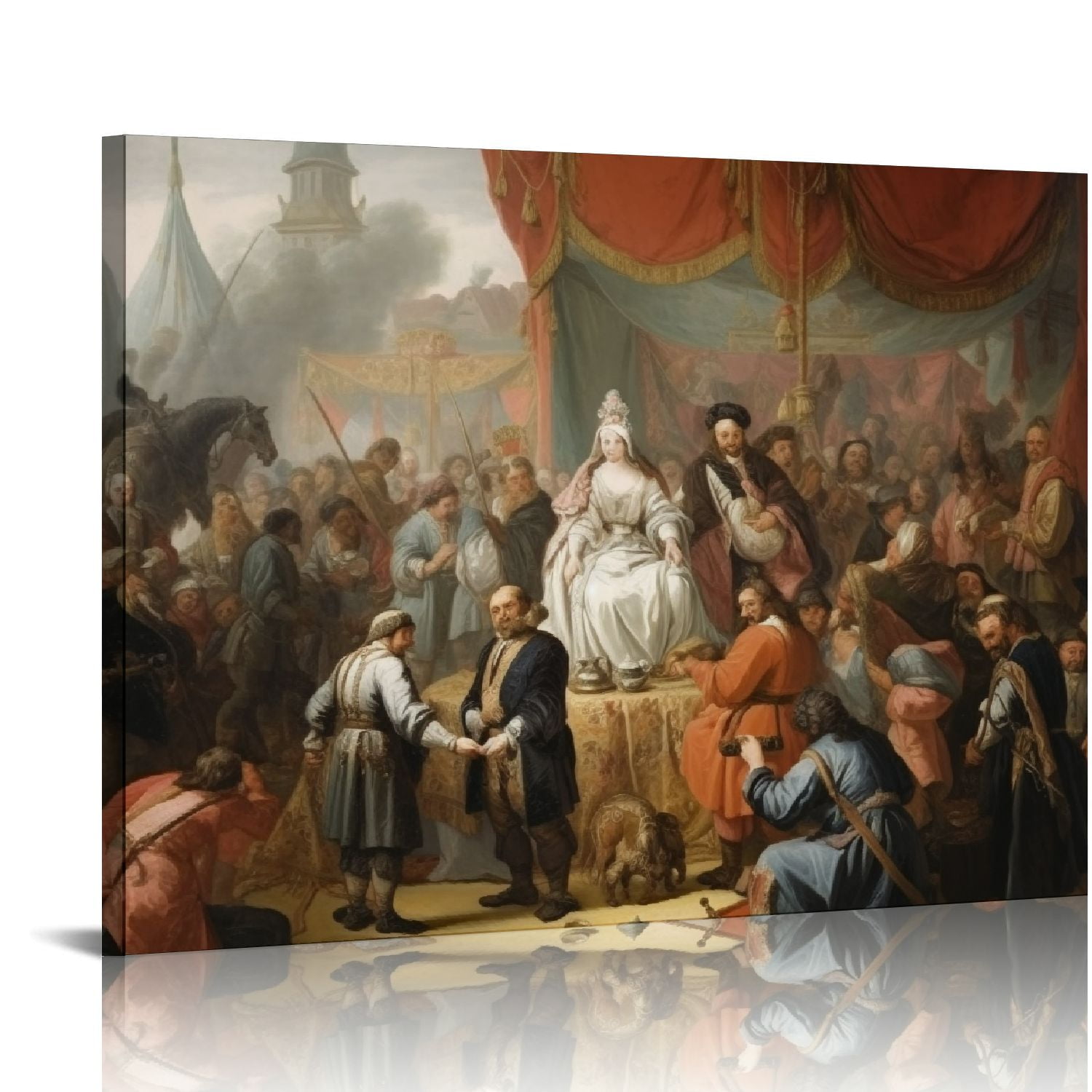 COMIO Francois Boucher Wall Art - Courtyard Of The Chinese Emperor ...
