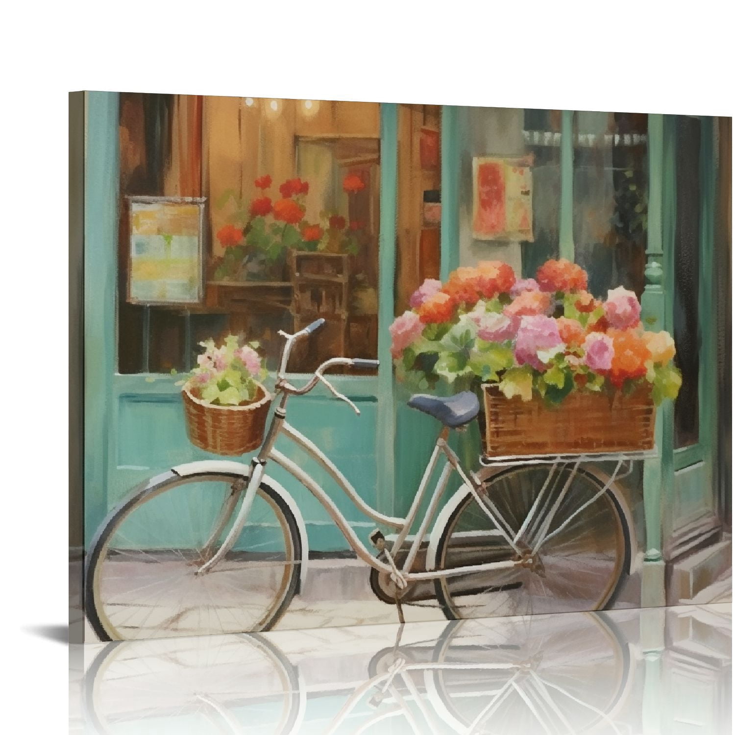 COMIO French Flower Shop wall art - Walmart.com