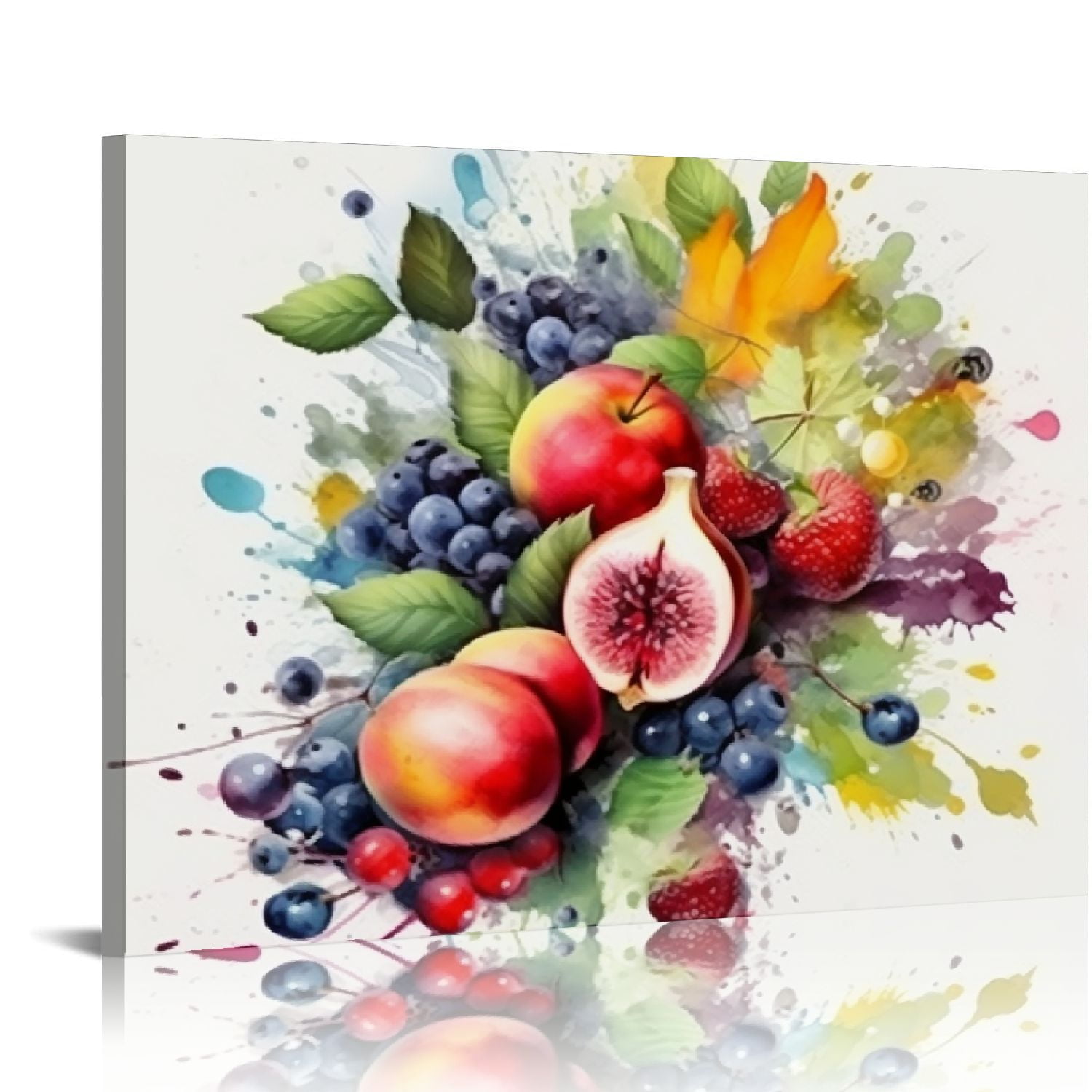 COMIO Fruit Kitchen Canvas Wall Art, Farmhouse Dining Room Wall Decor ...