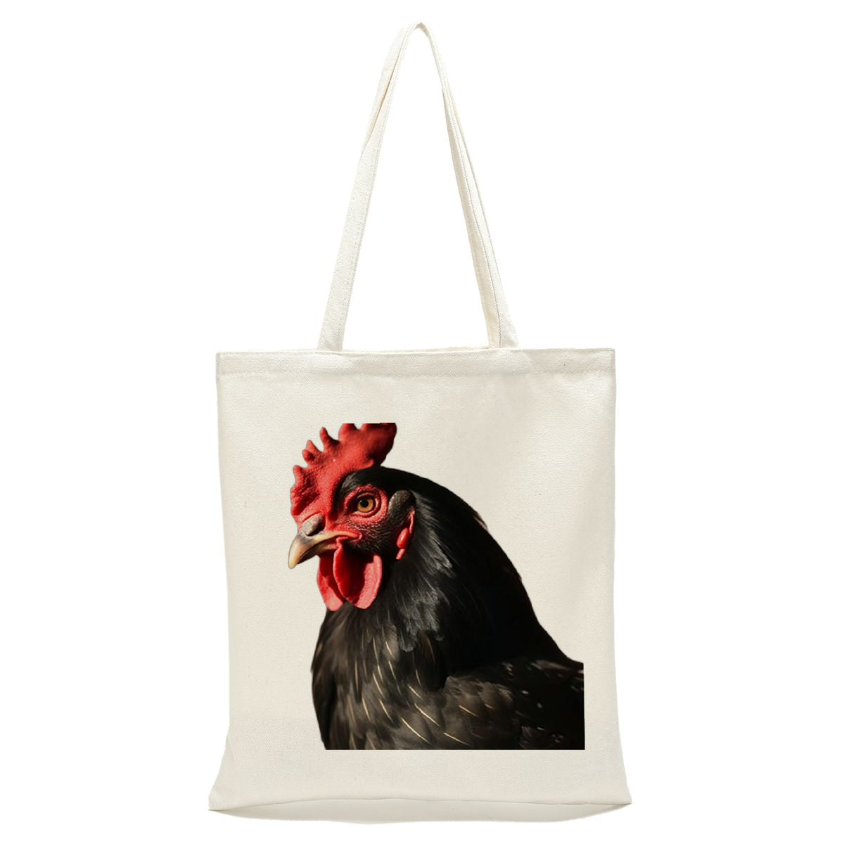 COMIO Funny Attitude Chicken Tote Bag Canvas Tote - Walmart.com