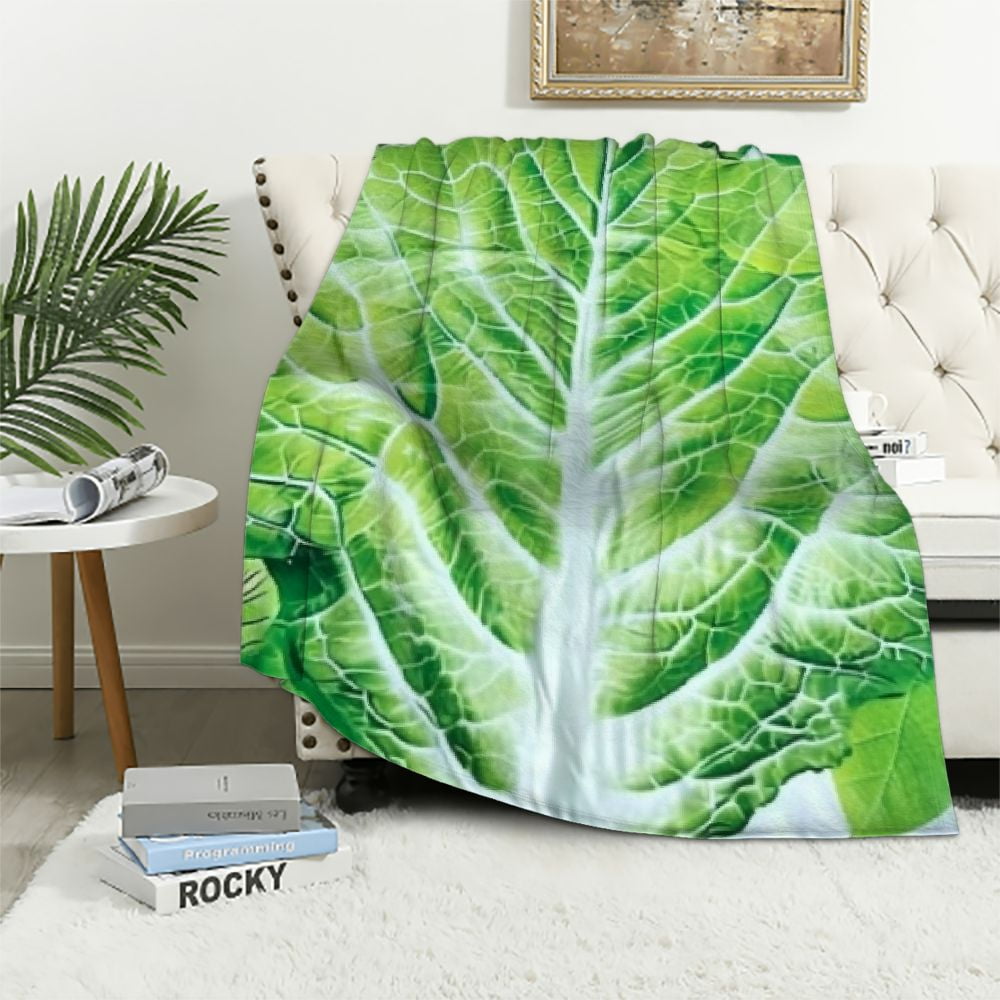 COMIO Funny Cabbage Blanket for Adults and Kids，Home Office Air ...
