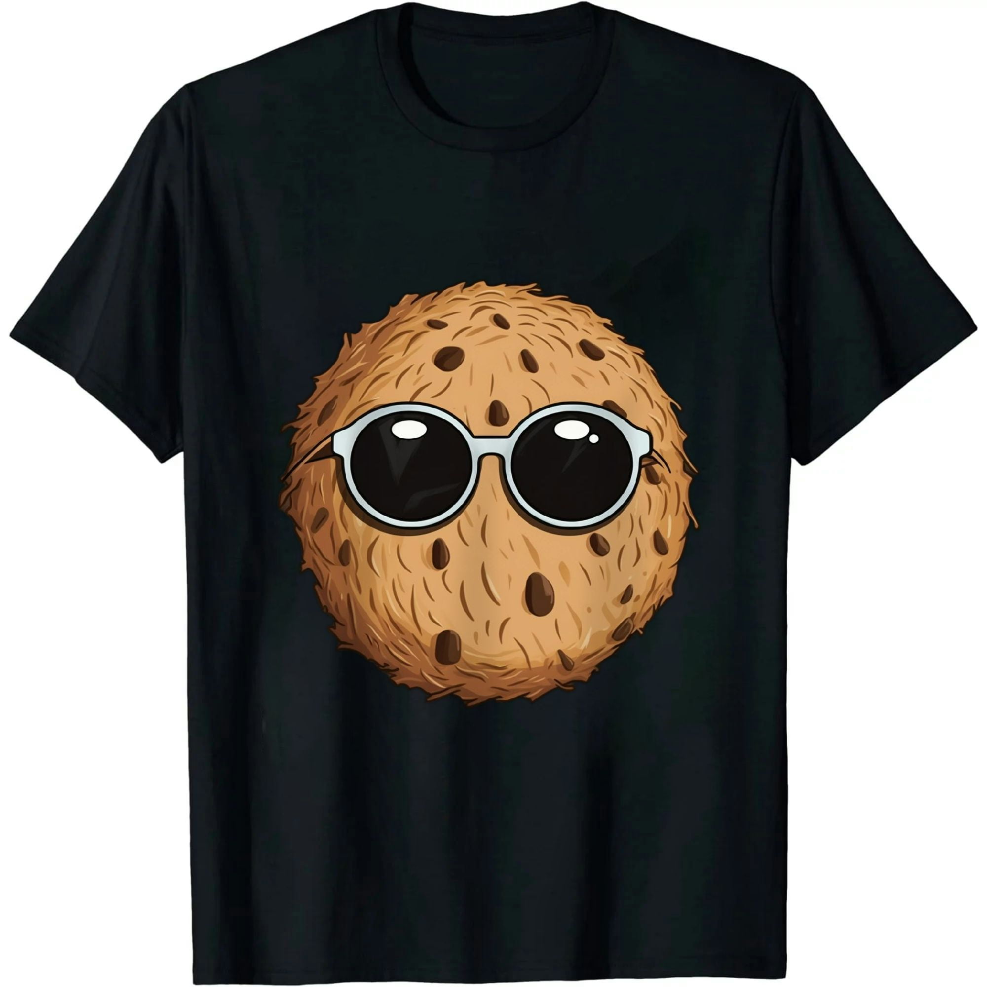 COMIO Funny Coconut Halloween Costume Coconut With Sunglasses T-Shirt ...