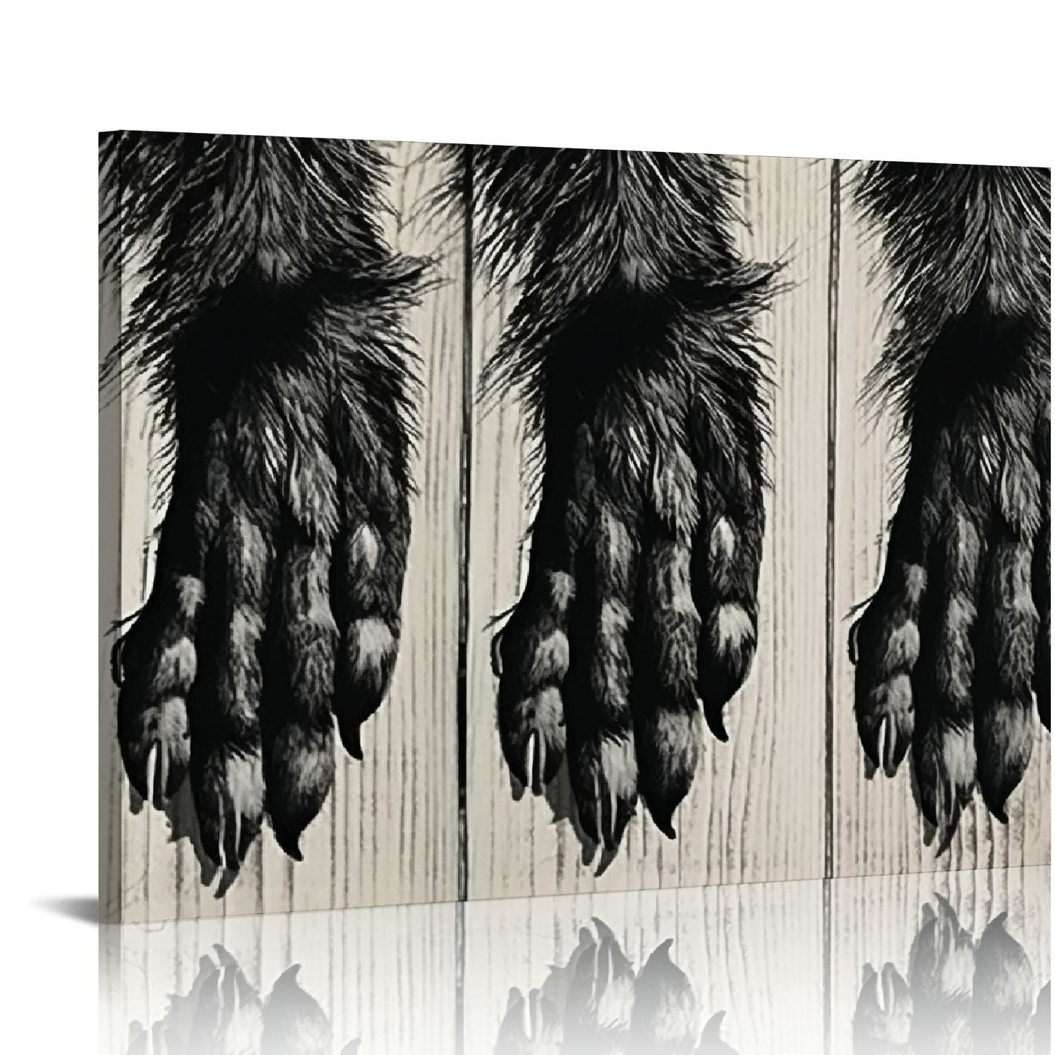 COMIO Funny Dog Wall Art Cute Dog Paw Wall Decor Dog Lovers Gifts For ...