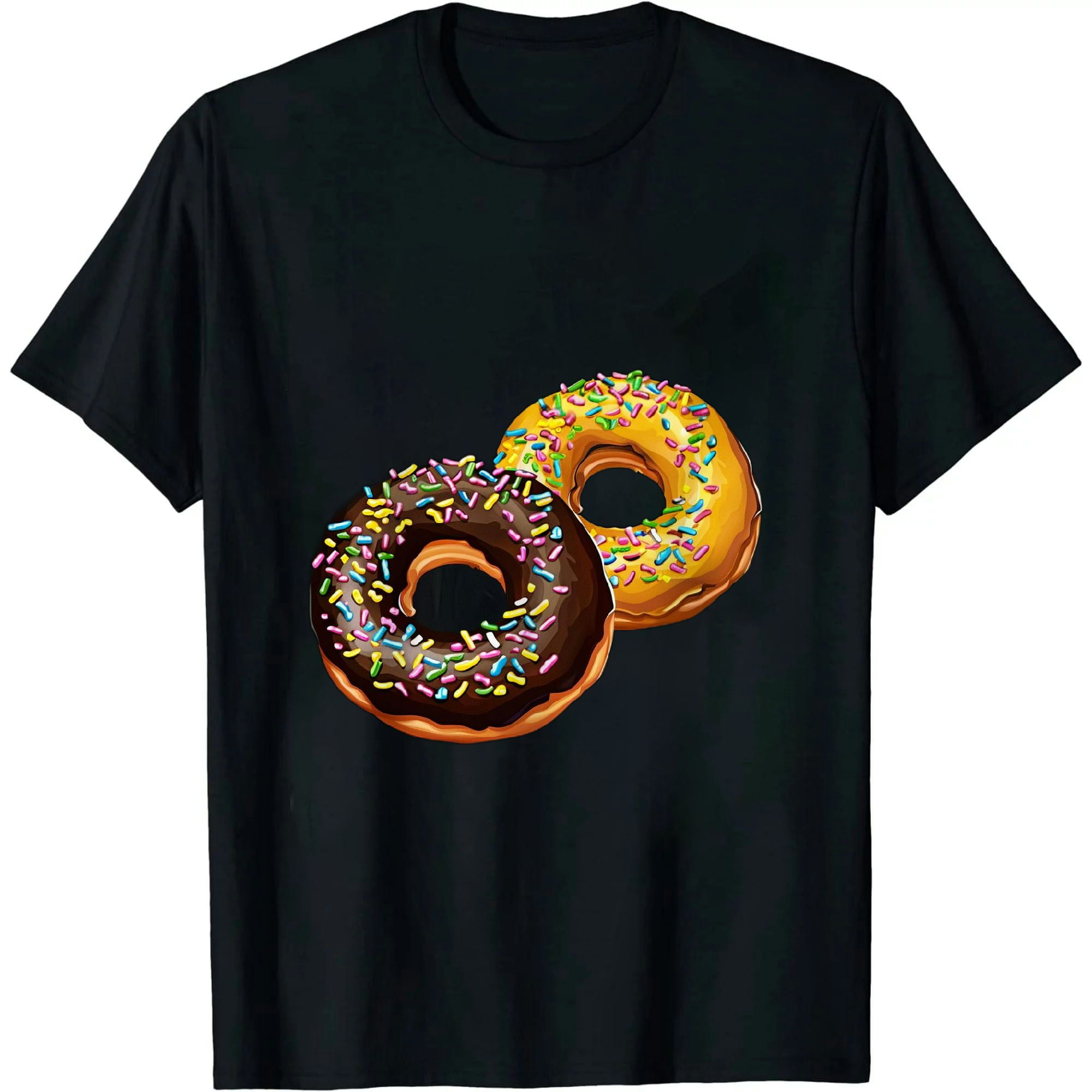 COMIO Funny Donut For Men Women Doughnut Sprinkles Donut Lover T-Shirt ...