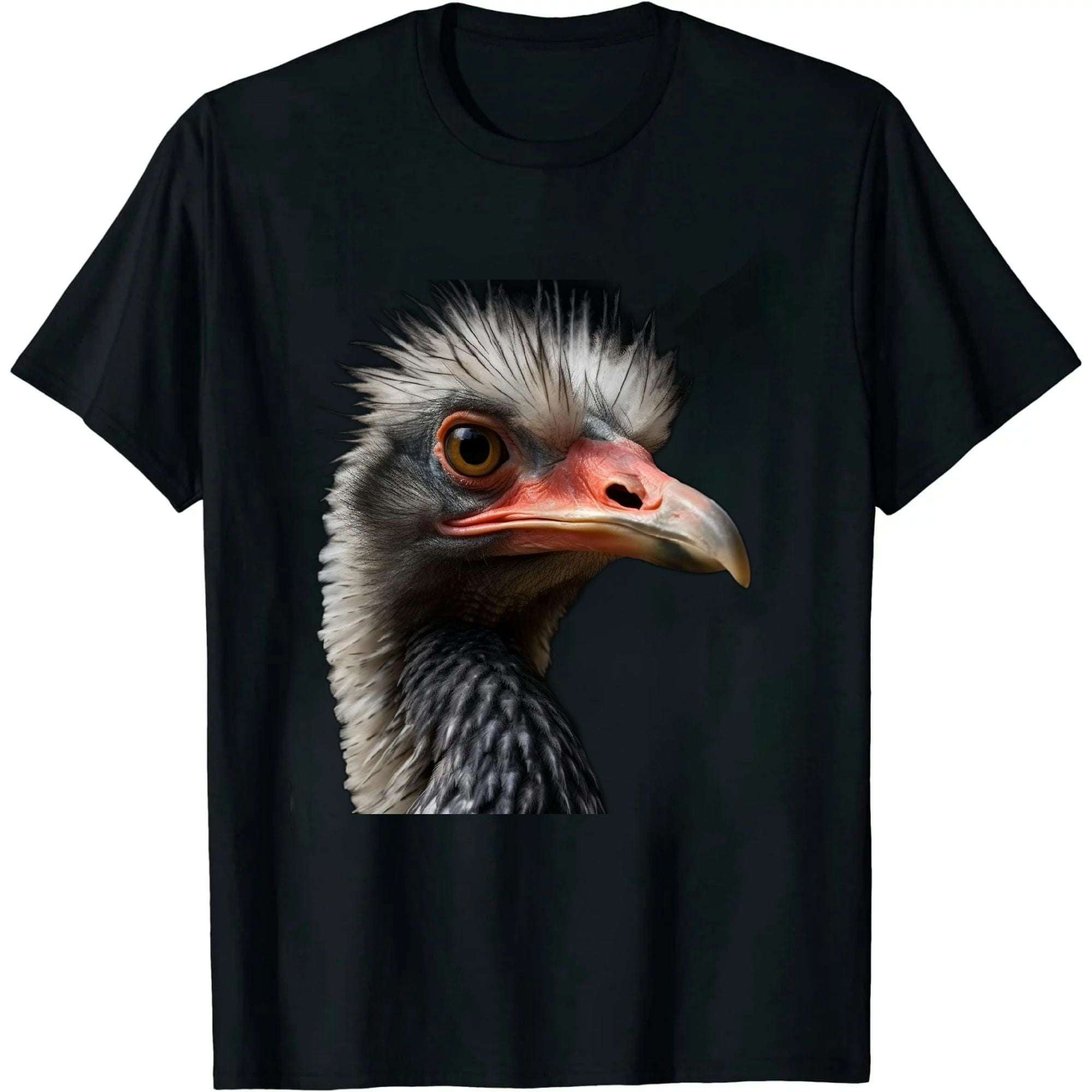 COMIO Funny Ostrich Face - Zookeeper Safari Animal Lover T-Shirt ...