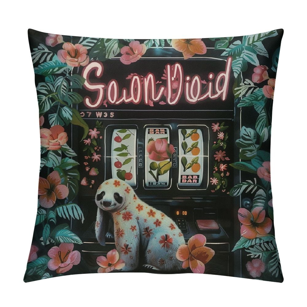 MLJA Funny Quote Colorful Word Art Pillow Case,Decorate Home Living ...