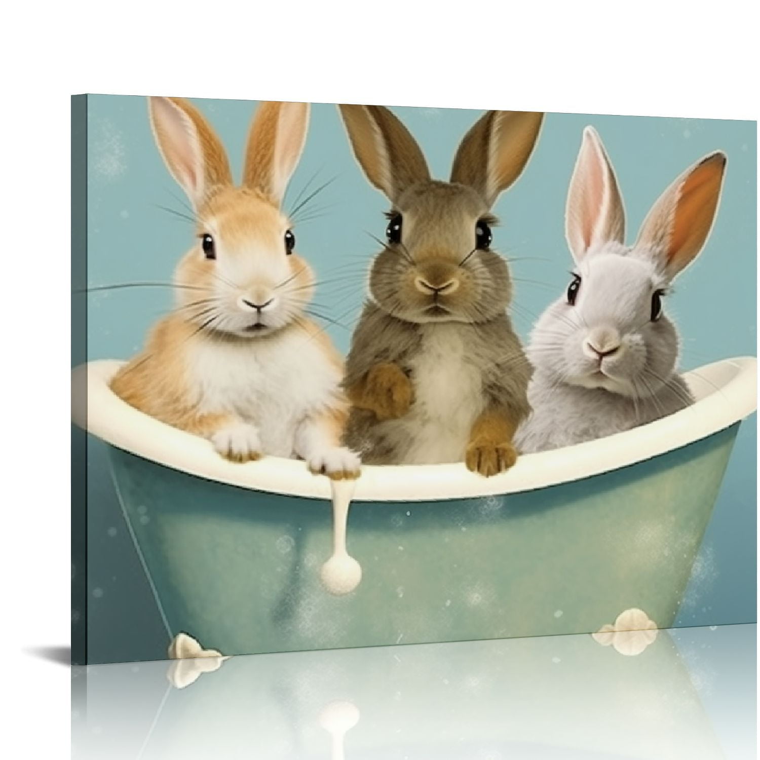 COMIO Funny Rabbit Decor Bathroom Decor Bathtub Decor Rabbit lovers ...