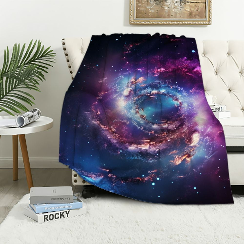 COMIO Galaxy Blanket Outer Space Universe Nebula Gifts Presents for ...