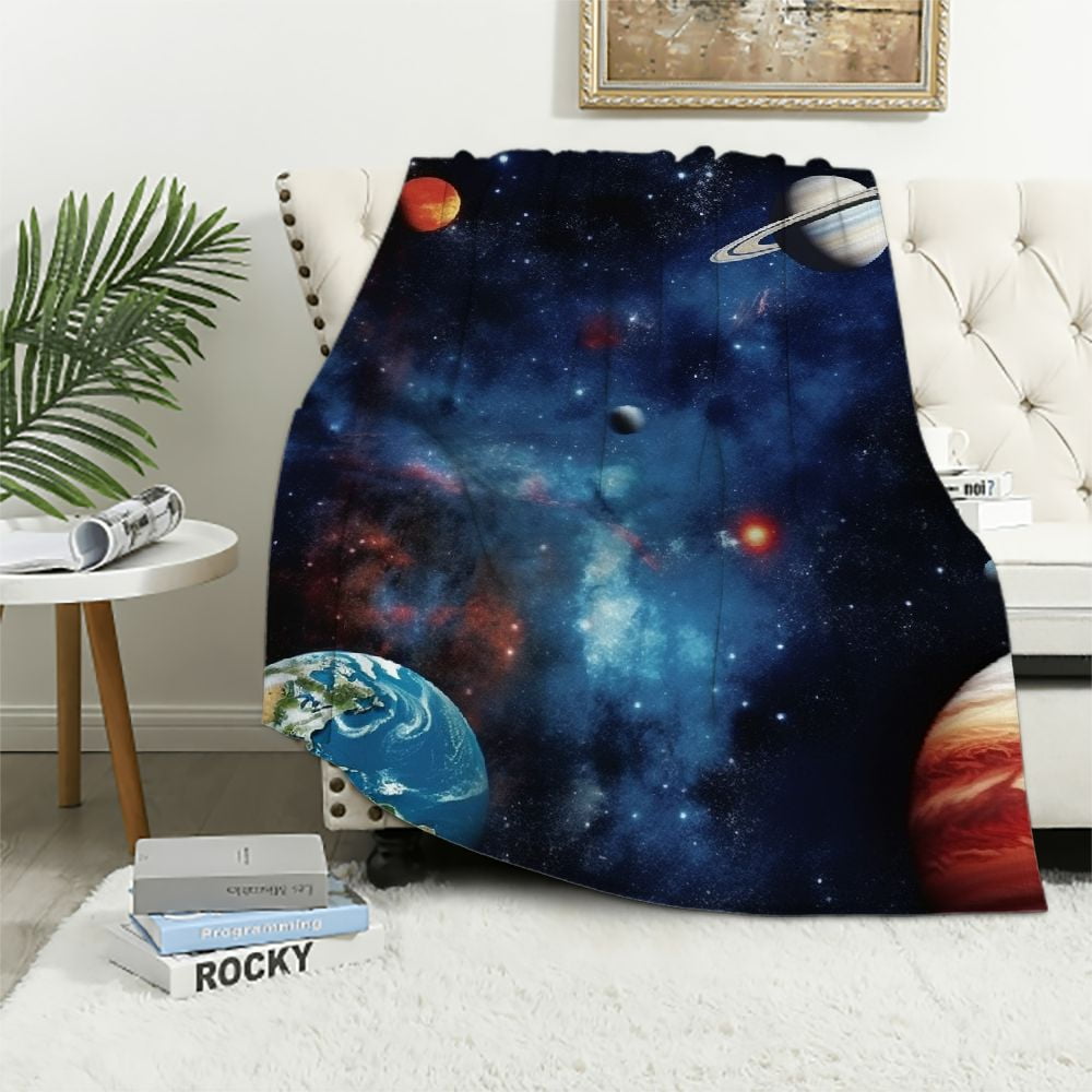 COMIO Galaxy Planet Blanket Gifts - Kids Boys Men Outer Space Universe ...