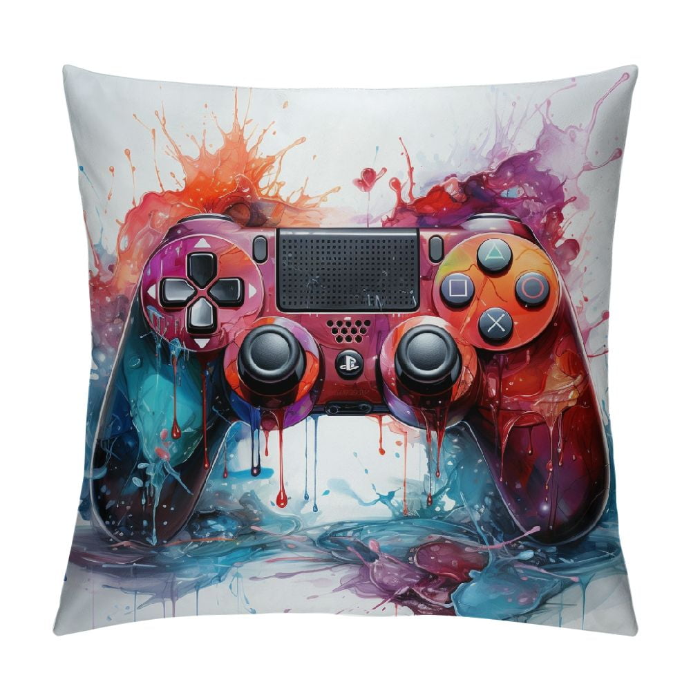 COMIO Gaming Pillows,Gamer Pillow Covers Game Room Decor,Gaming Room ...