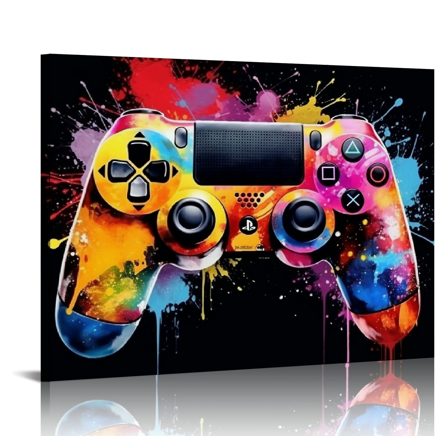 COMIO Gaming Wall Decor Gamer Room Decor for Boys Modern Graffiti Wall ...