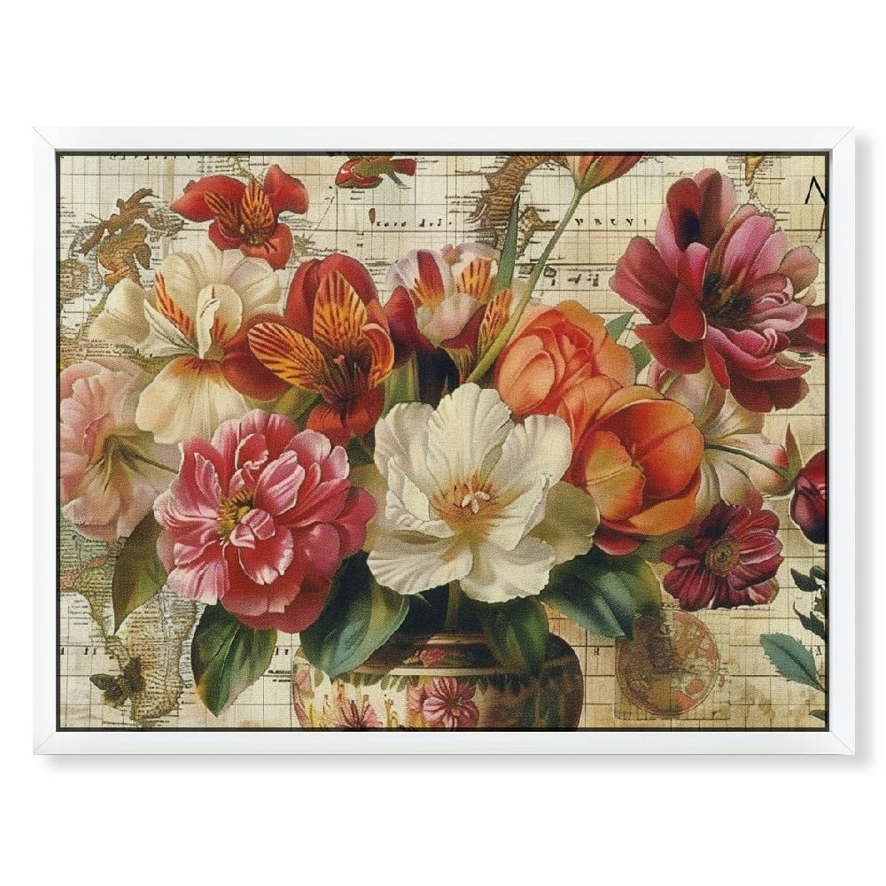COMIO Garden View I without Border Canvas Wall Art 16x12in - Walmart.com