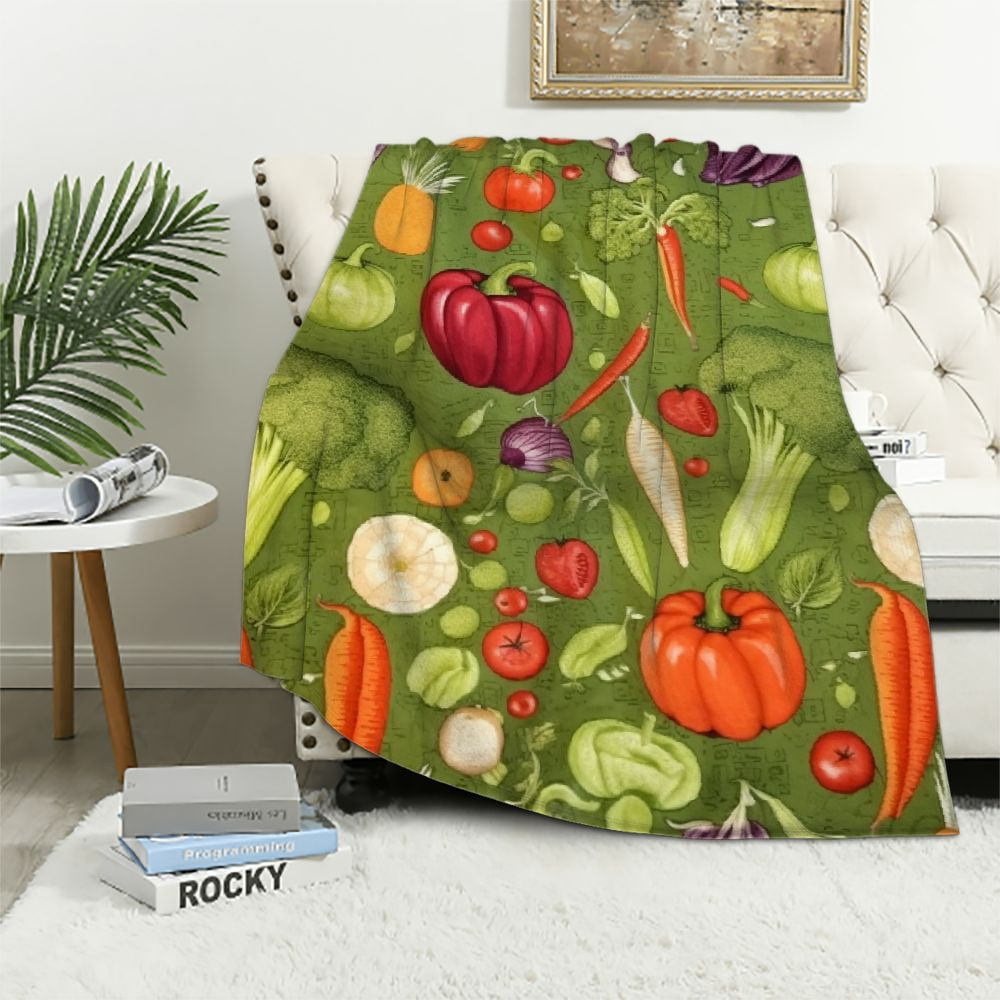 COMIO Gardening Throw Blanket, Organic Farming Nutrition Horticulture ...