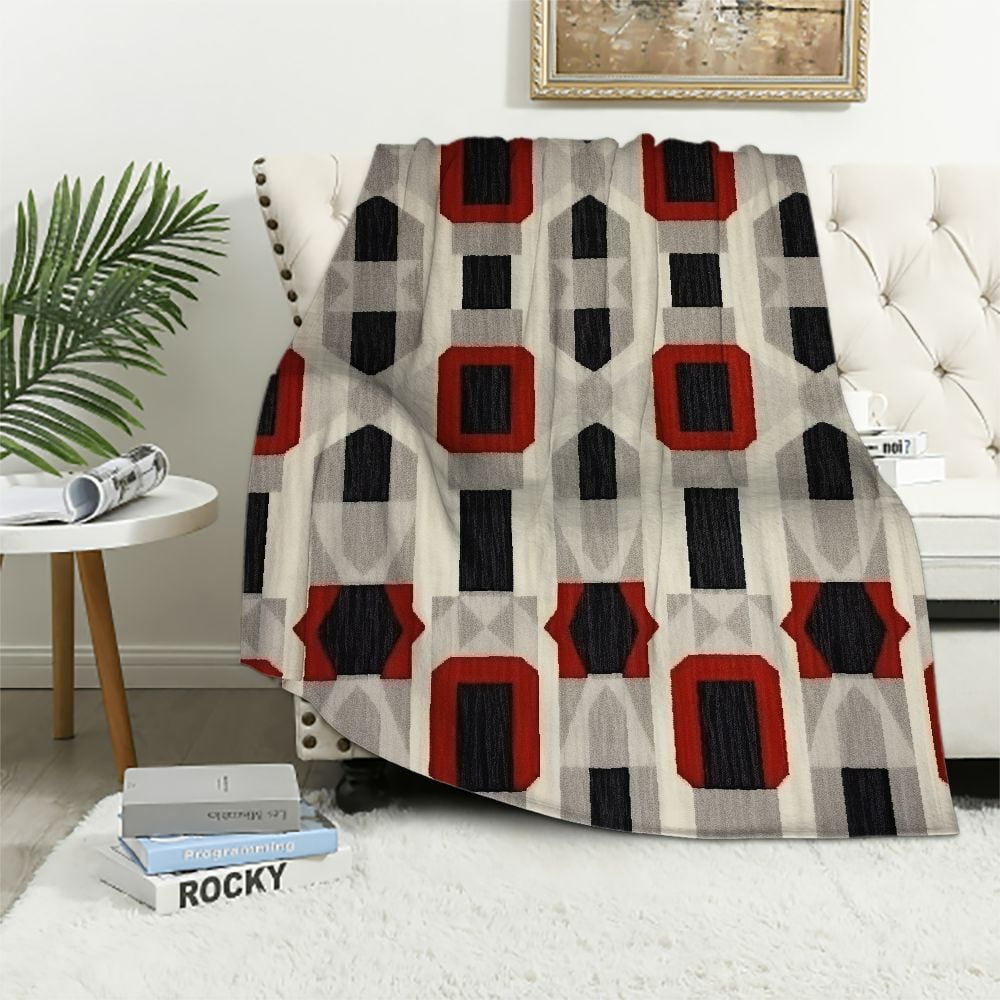 COMIO Geometric Honeycomb Kids Throw Blanket,Abstract Geometry Hexagon ...