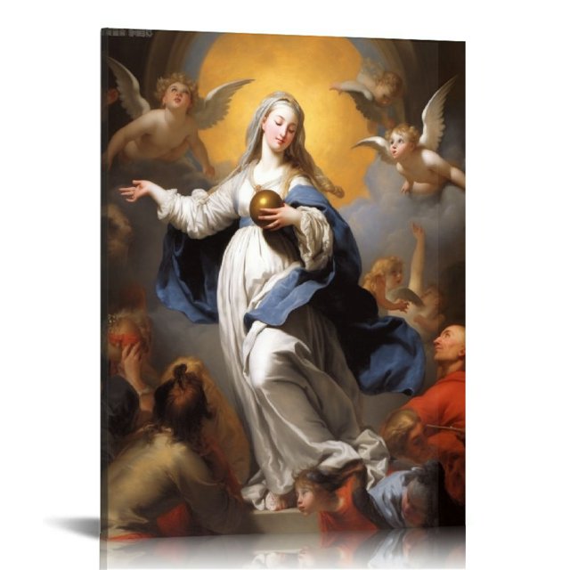 COMIO Giovanni Battista Tiepolo Wall Art - The Immaculate Conception Prints - Rococo Art Poster ...