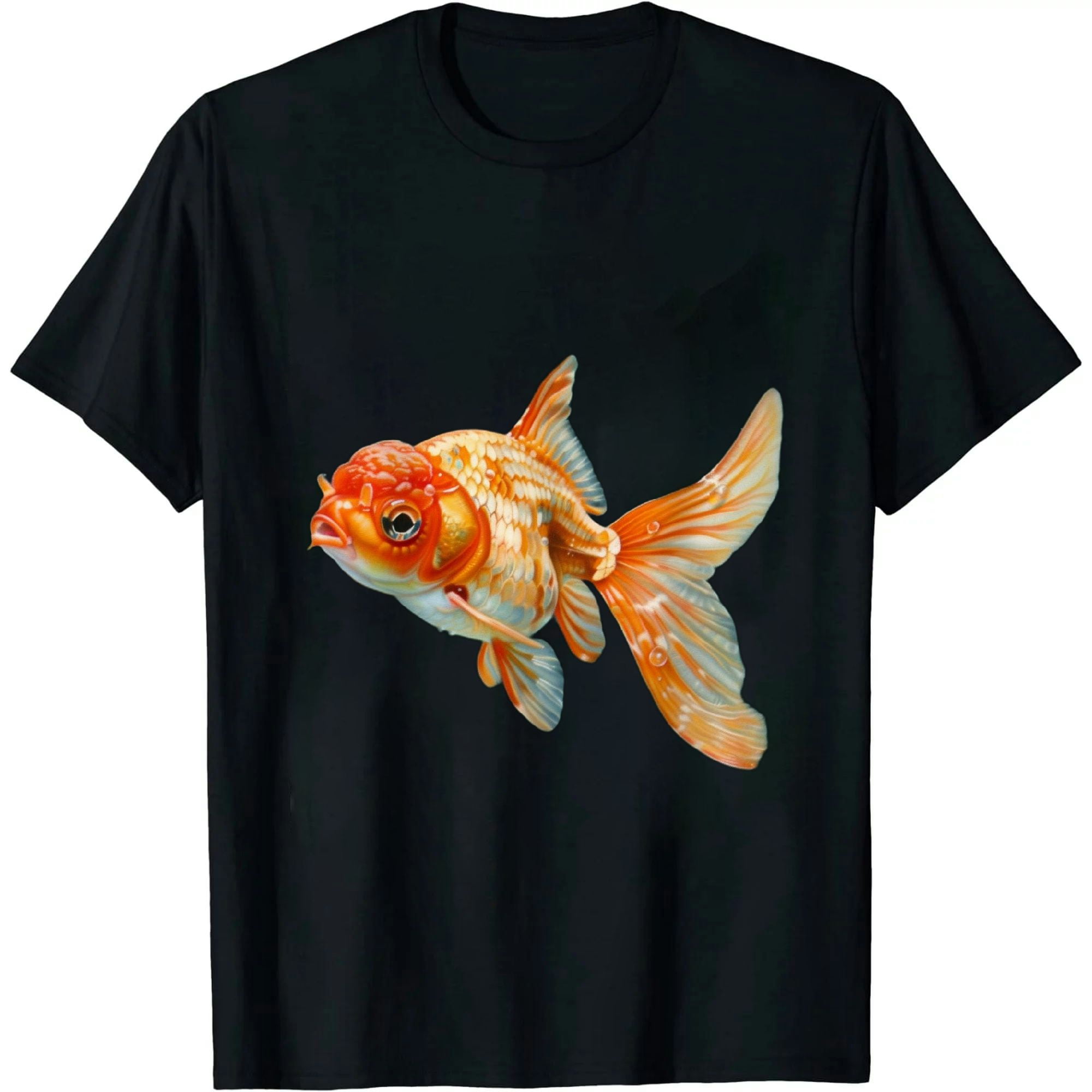 COMIO Goldfish Bowl Fish Fantail Goldfish Freshwater Aquarium T-Shirt ...