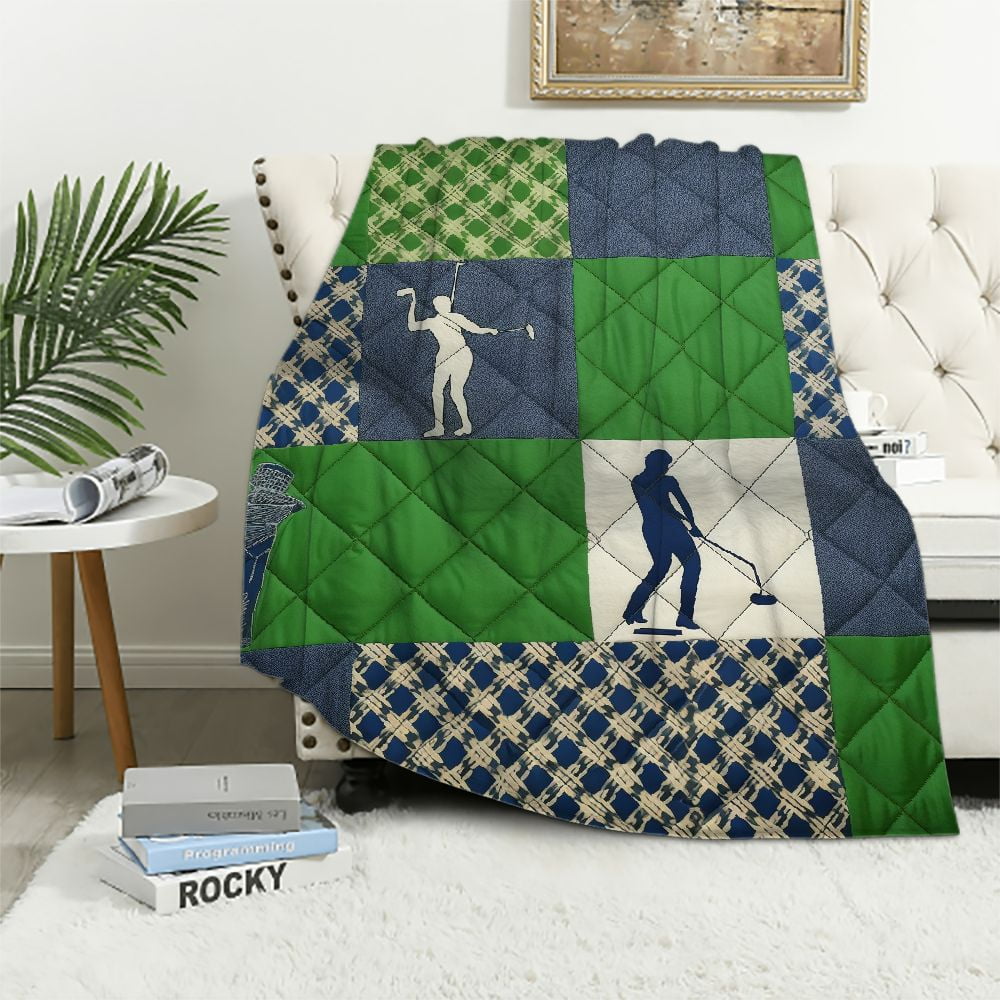 COMIO Golf Blanket Gift for Boy Girl Golf Throw Warm Cozy Soft Plush ...
