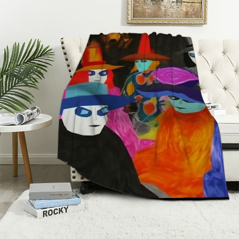 COMIO Gorilla Tag Blanket Monkey Throw Blankets Soft Cozy Home ...