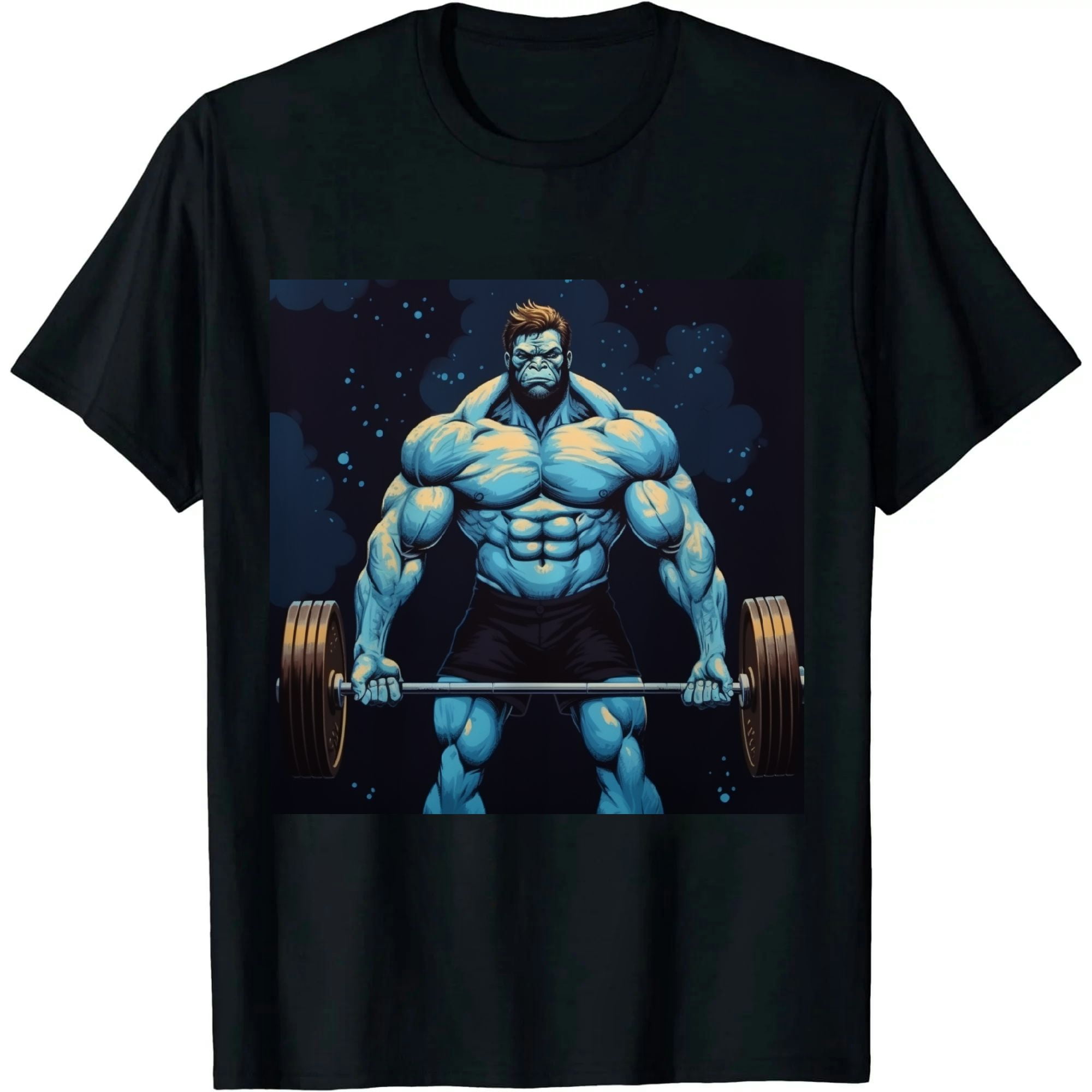 COMIO Gorilla Weightlifting Gym Fitness Deadlift Workout Lifting T ...
