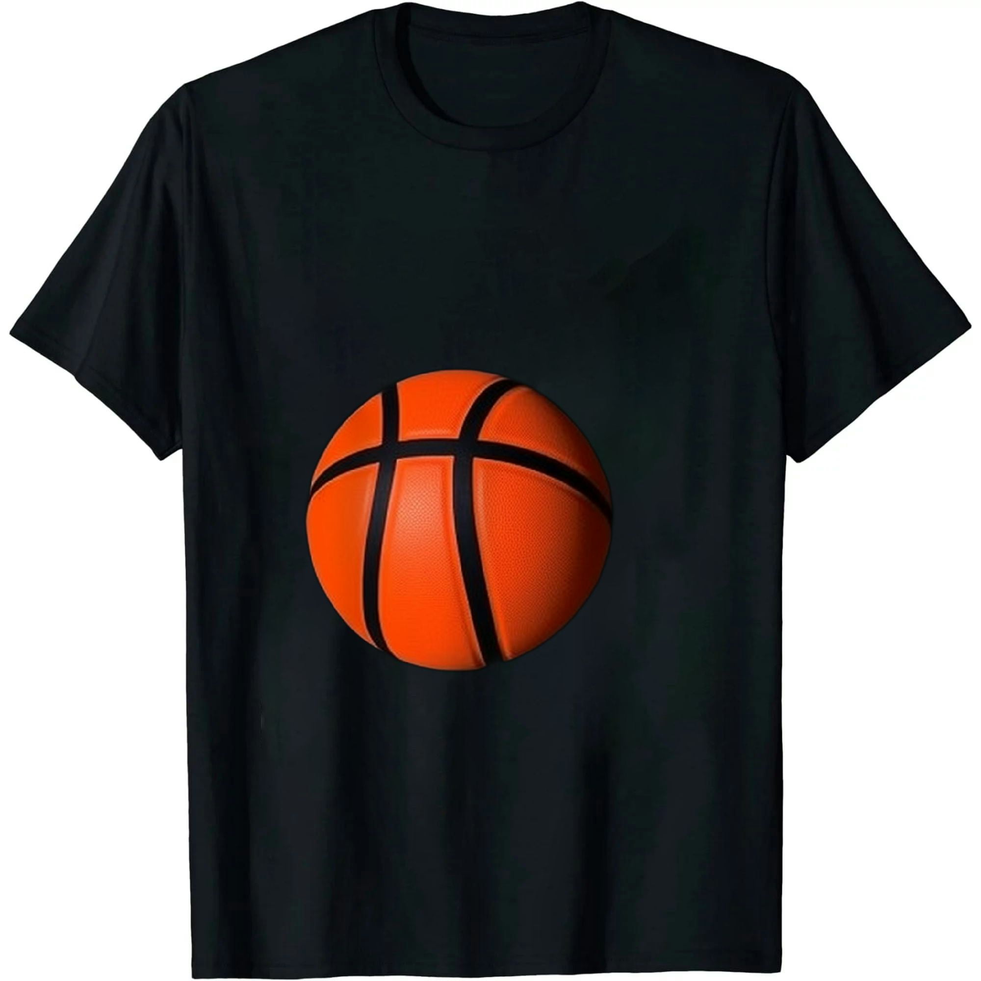 COMIO Graphic Tee - Big Basketball Ball - Regular Fit - Walmart.com