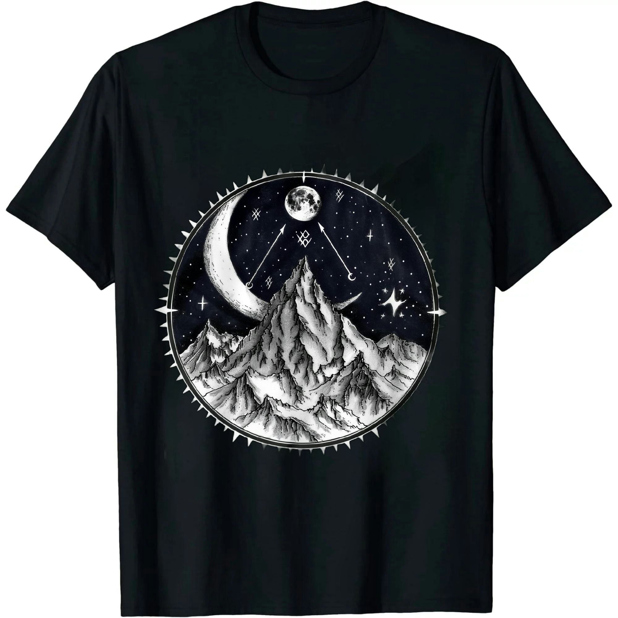 COMIO Great Outdoors Wanderlust Tshirt - Boho Mountain Compass Tee ...
