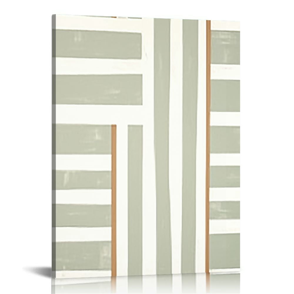COMIO Green Wall Art Sage Green Prints Neutral Wall Art Line Poster ...