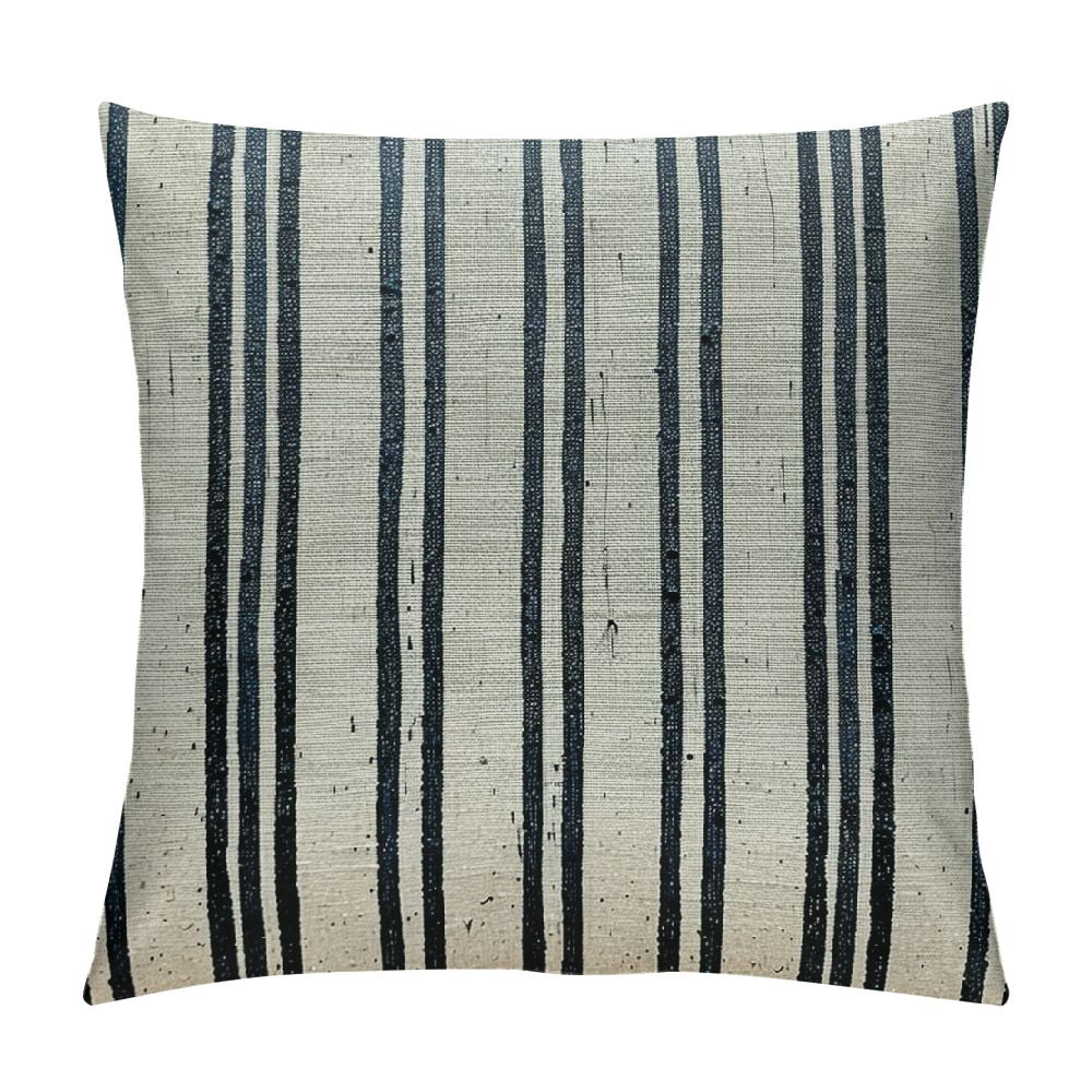 COMIO Grey and Cream Farmhouse Throw Pillow Covers, Modern Accent ...