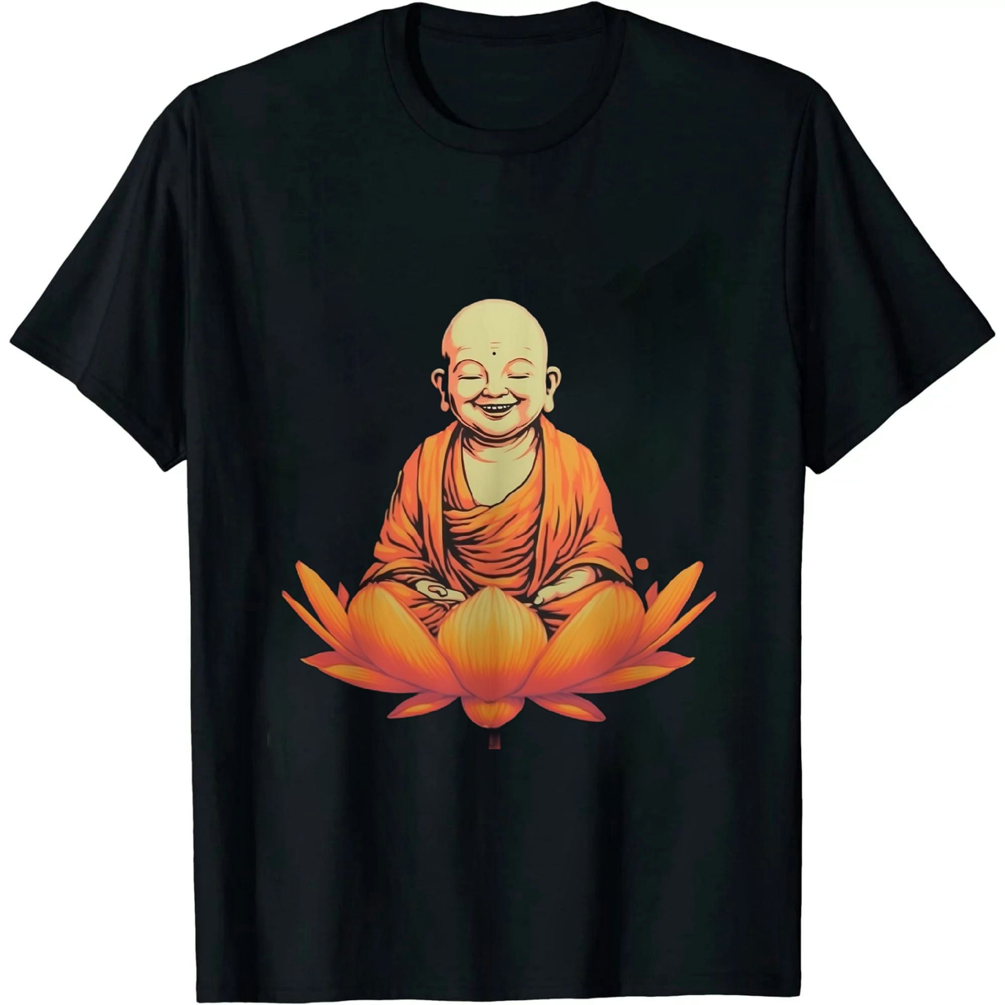 COMIO Happy Zen little baby Buddha tee shirt Mandala Tee gift idea T ...