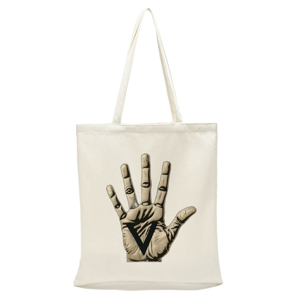 COMIO Heart & Hand Tote Bag Canvas Tote - Walmart.com