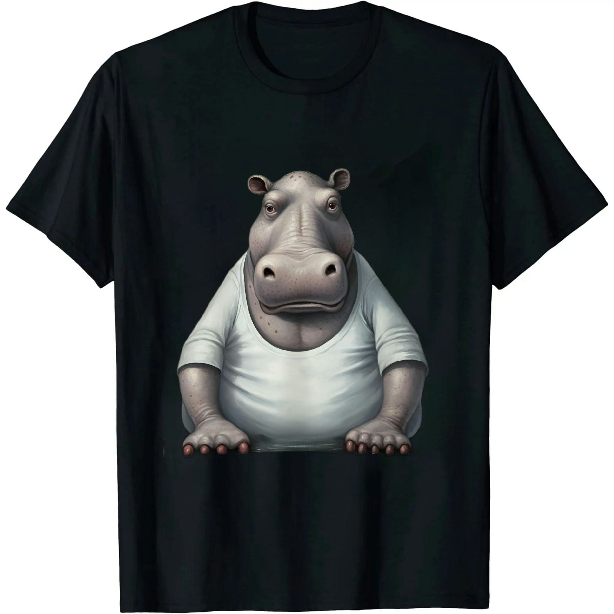 COMIO Hippopotamus Shirt Hippos are Awesome Therefore I am a Hippo T ...