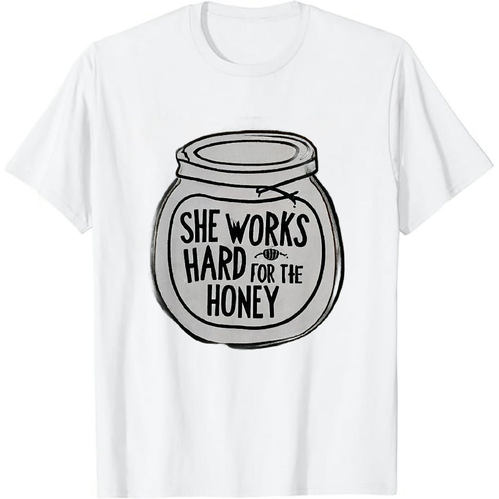 COMIO Hive Honeybee Quote She Works Hard For The Honey Bee Saying T ...