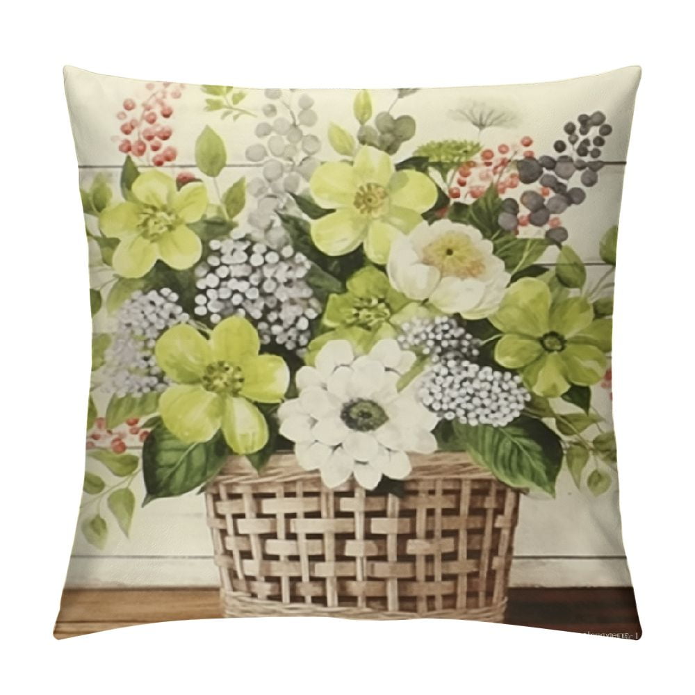 COMIO Hydrangea Flower Mason Jar Floral Spring Summer Decorations ...