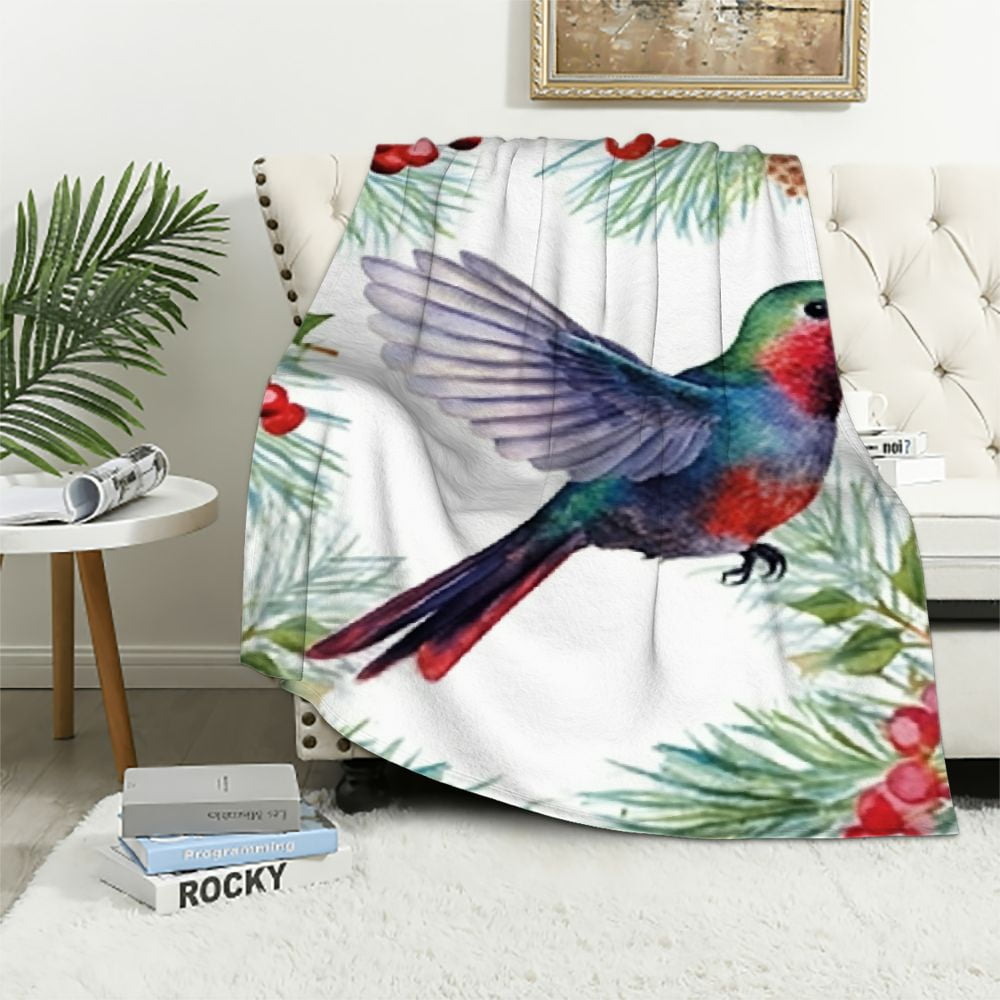 COMIO I Am Always with You Hummingbird Blankets Soft Warm Sherpa ...