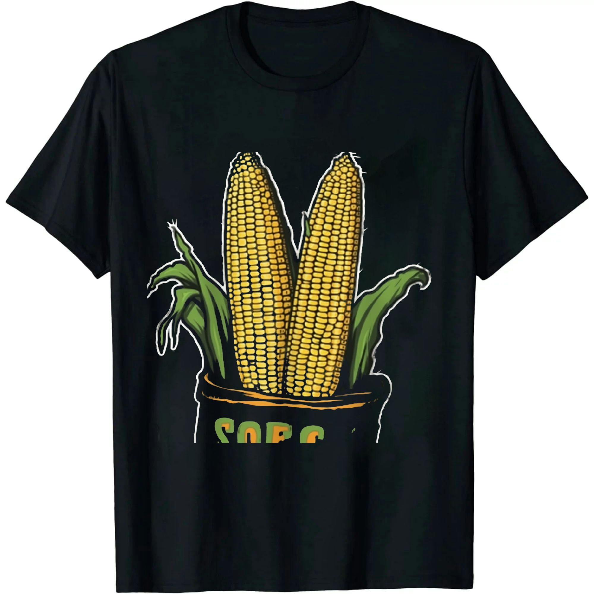 COMIO I Love Corn OK - Cute and Funny Corn on the Cob T-Shirt - Walmart.com